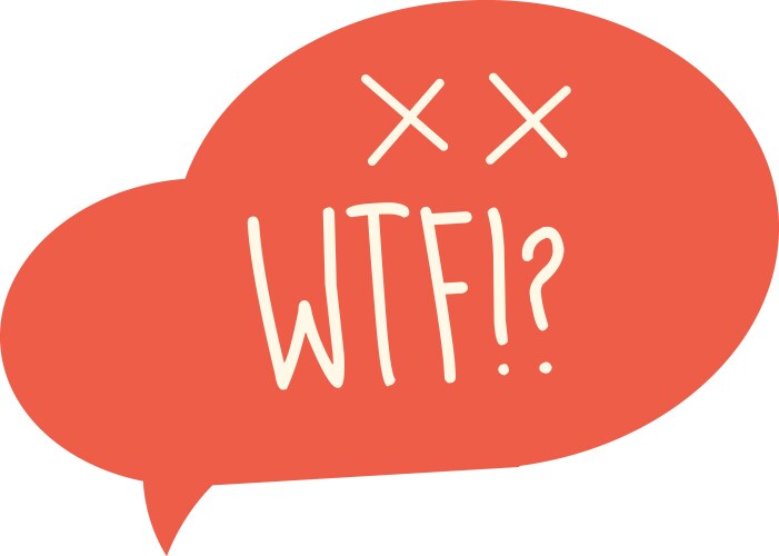 Angry word speech bubble Royalty Free Vector Image