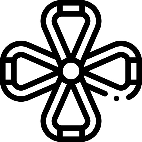 Bedug icon thin linear style design isolated Vector Image