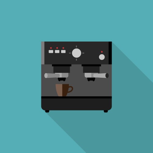 Coffee vending machine composition Royalty Free Vector Image