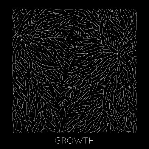 Growth pattern generative branching structure Vector Image