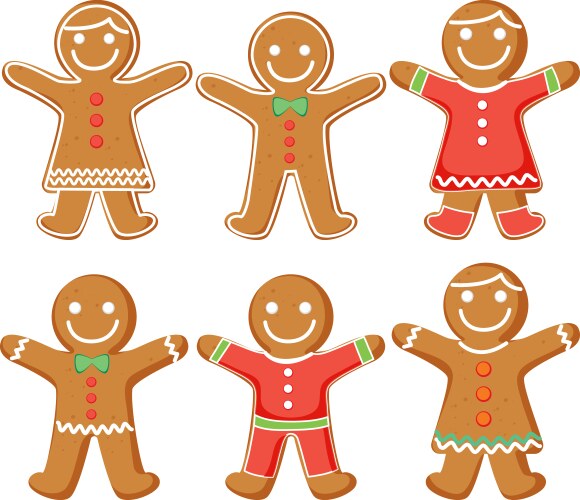 Ginger Bread Vector Images (over 7,900)