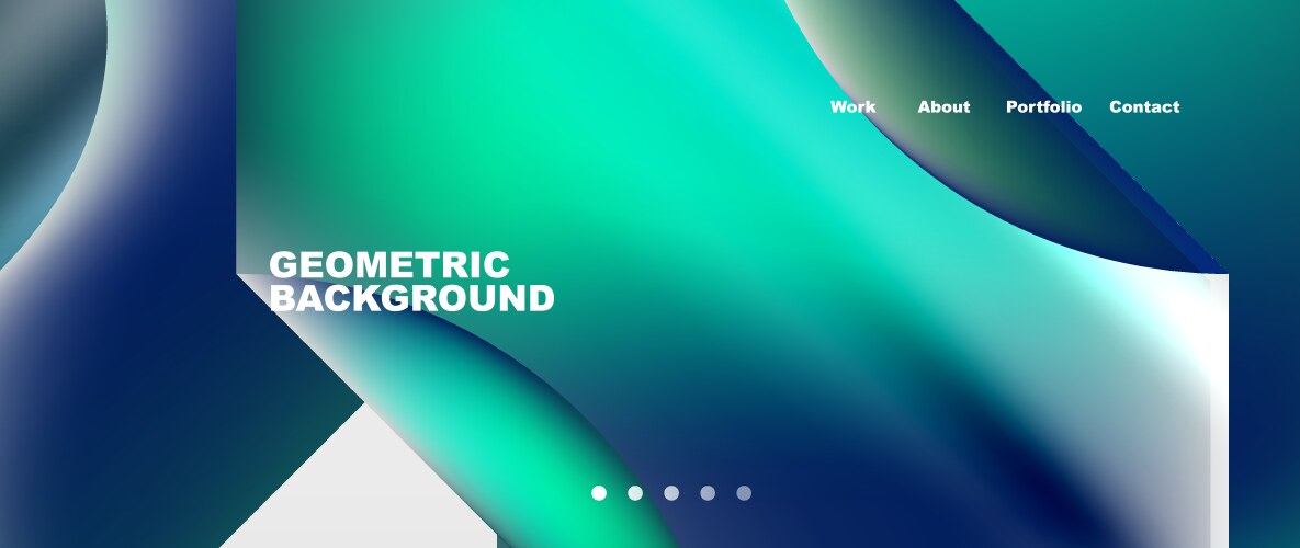Geometric background in azure aqua and electric Vector Image