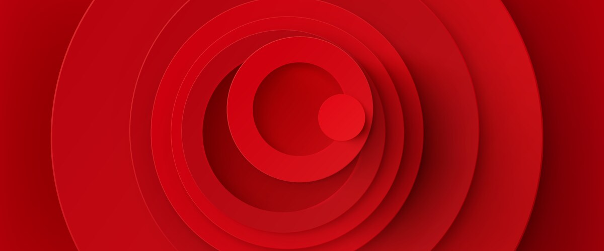 3d abstract circular paper layer texture graphic Vector Image