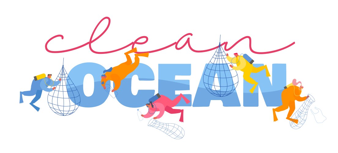 Cleaning Ocean Vector Images (over 21,000)