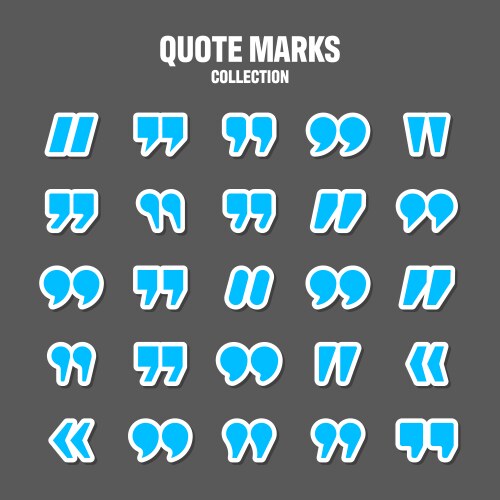 Quotation Marks Vector Images (over 14,000)