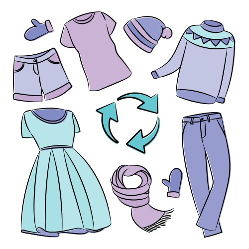Clothing Recycle Vector Images (over 9,200)