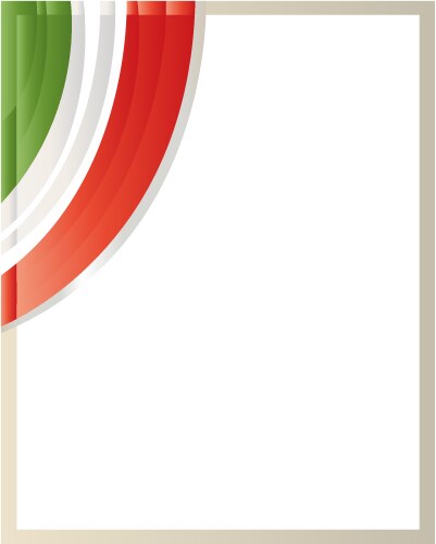 Golden wave shape for corner border certificate Vector Image