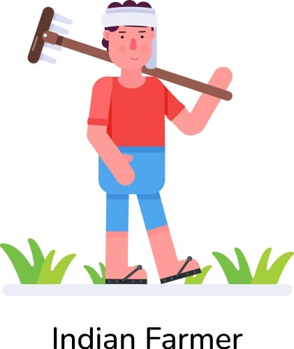 Indian farmer Vector Images & Graphics for Commercial Use | VectorStock