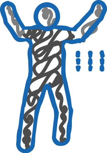 Stickman warning Vector Images & Graphics for Commercial Use | VectorStock