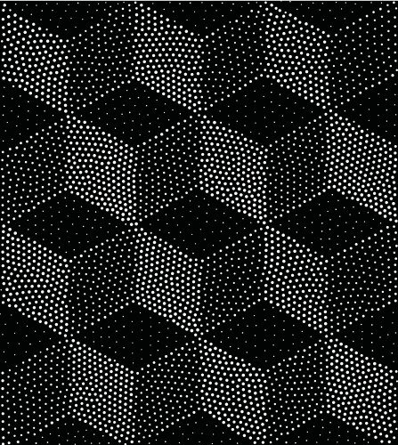 Dotted line geometric seamless pattern Royalty Free Vector