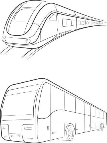 Bus Outline Vector Images (over 23,000)