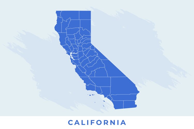 California County Map Vector Images (over 1,500)