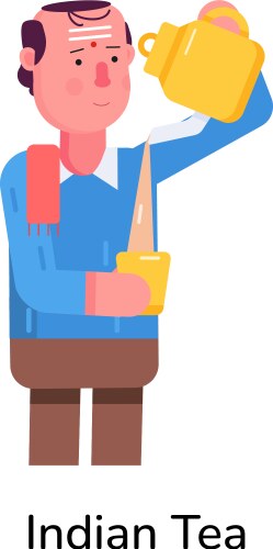 Indian tea Royalty Free Vector Image - VectorStock