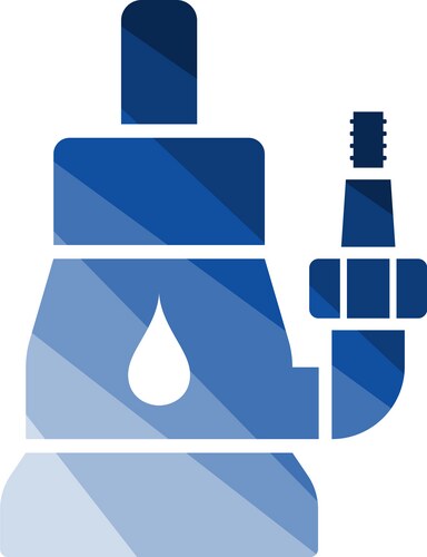 Submersible water pump icon Royalty Free Vector Image