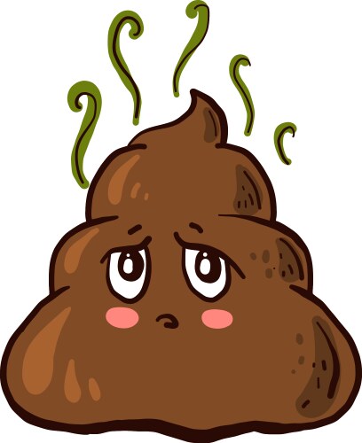 Emoji in love on white background Royalty Free Vector Image