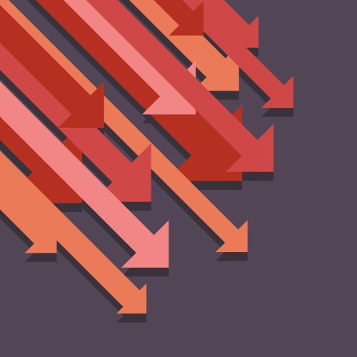 Red Arrow Graph Down Vector Images (over 3,800)