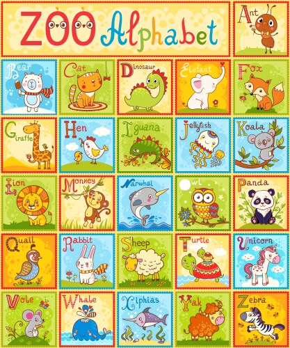 Animal Alphabet Vector Images (over 32,000)