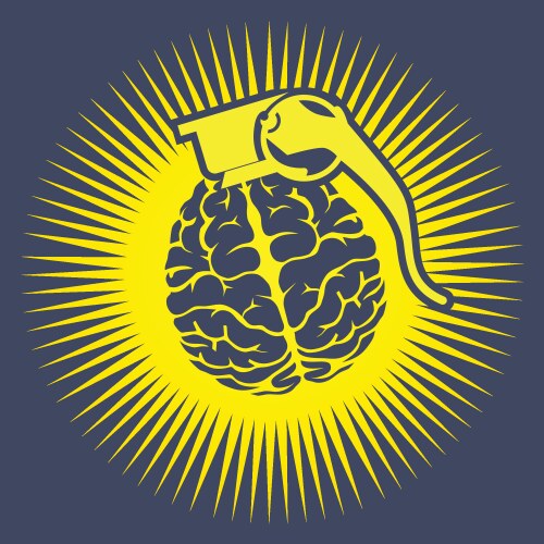 Brain Explosion Danger Vector Images (over 220)