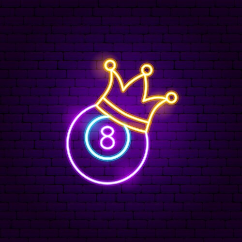 Neon sign top 10 for banner design 3d poster Vector Image