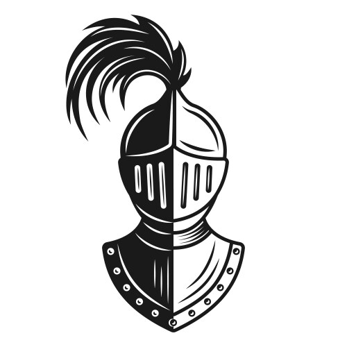 Black and White Knight Vector Images (over 13,000)