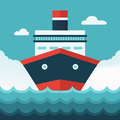 Seascape clipart ship Vector Images & Graphics for Commercial Use ...