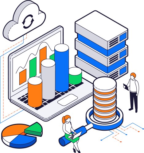 Selecting documents from big data Royalty Free Vector Image