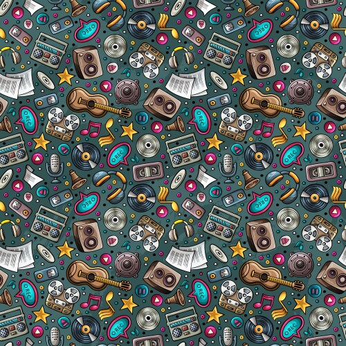 Baroque seamless pattern damask ornamental Vector Image