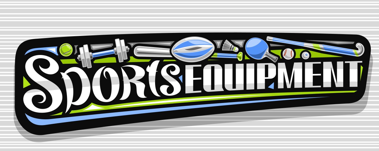 Logo for sport shop Royalty Free Vector Image - VectorStock