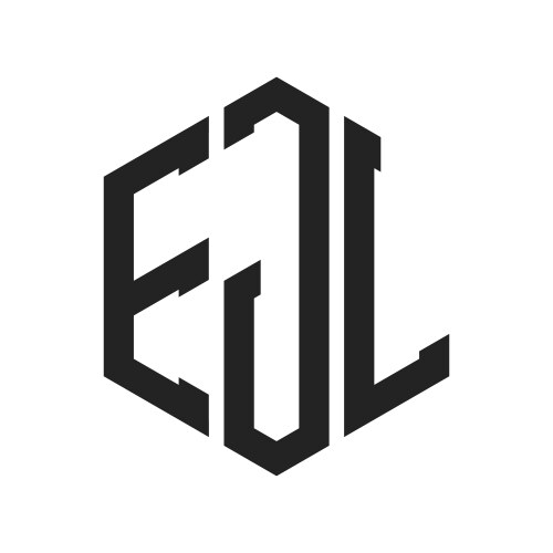 Fcs logo design initial letter monogram Royalty Free Vector