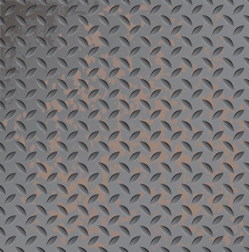 Diamond plated seamless metal sheet Royalty Free Vector