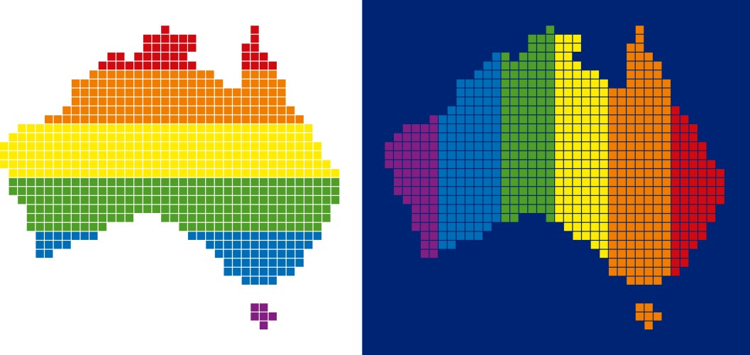 Australia Map Pixel Art Vector Images (over 130)