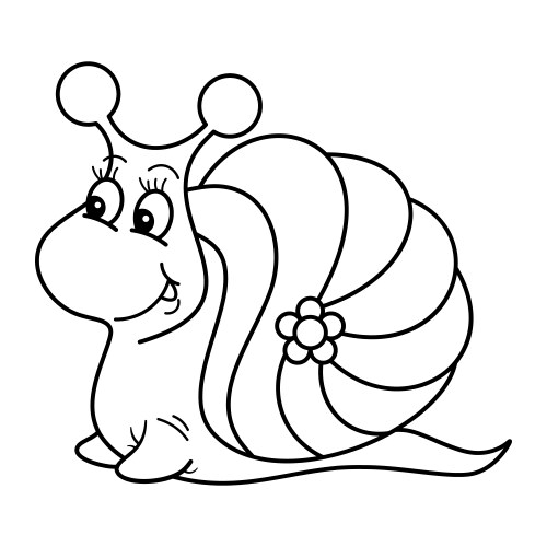 Snail Outline Vector Images (over 4,500)