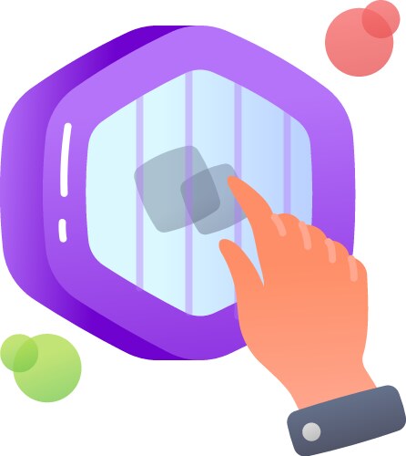 Future portal Royalty Free Vector Image - VectorStock