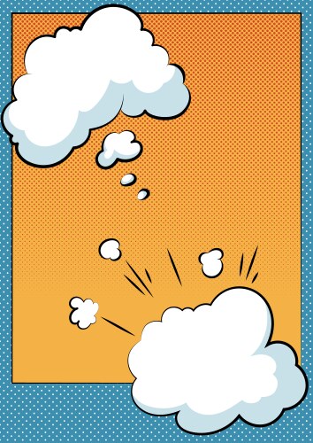 Comic dream bubbles Royalty Free Vector Image - VectorStock