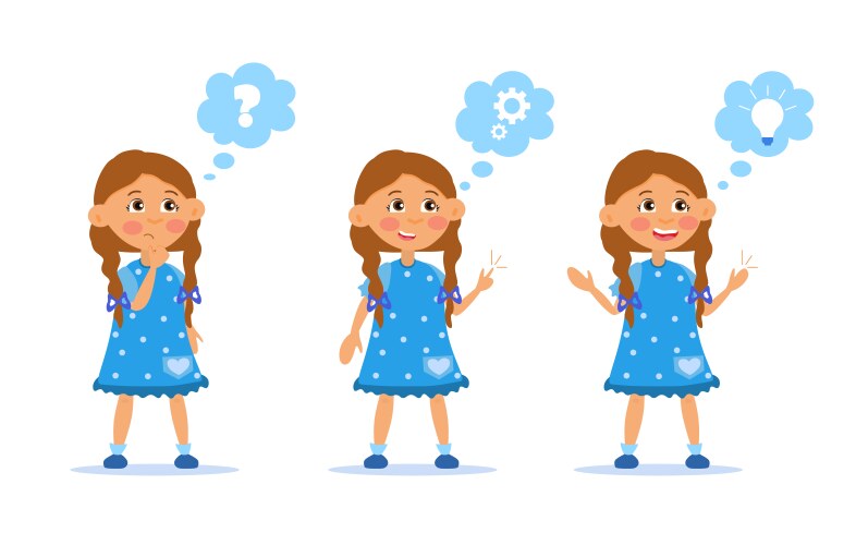 Children activity concept Royalty Free Vector Image