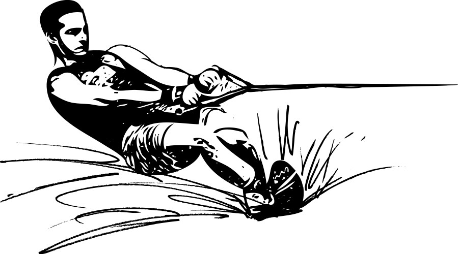 Waterski Vector Images (over 700)