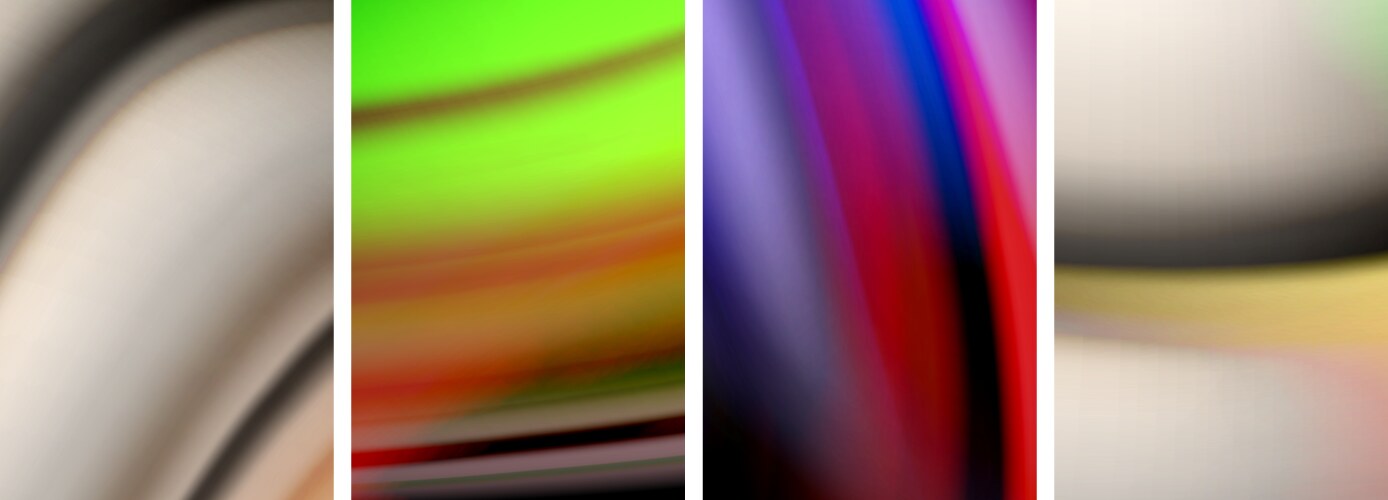 Blurred color line backgrounds Royalty Free Vector Image