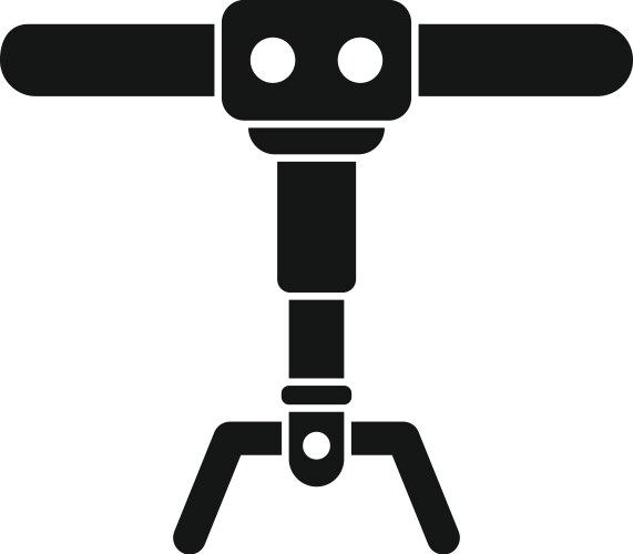 Robotic arm gripper holding object industrial Vector Image