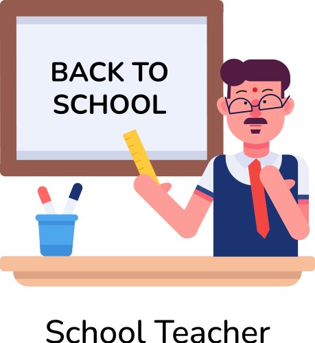Teacher Royalty Free Vector Image - VectorStock