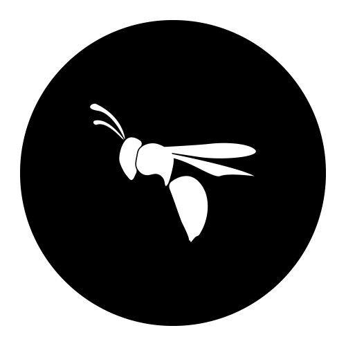 Wasp icon template Royalty Free Vector Image - VectorStock