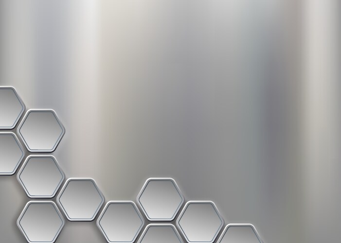 Metal background with pattern Royalty Free Vector Image