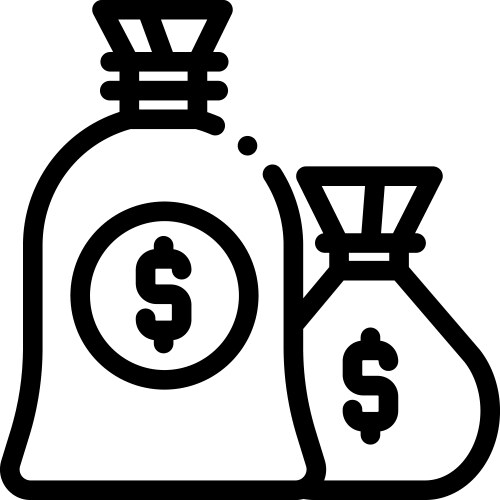 Bankbook icon thin linear style design isolated Vector Image