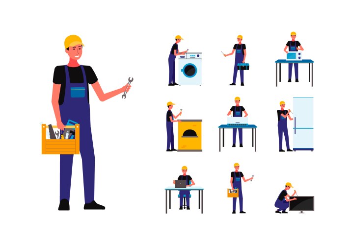 Repairman Vector Images (over 44,000)