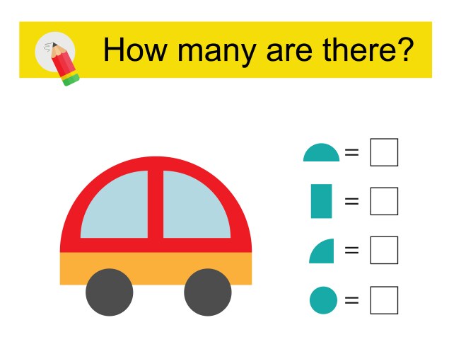 Math activity for kids Royalty Free Vector Image