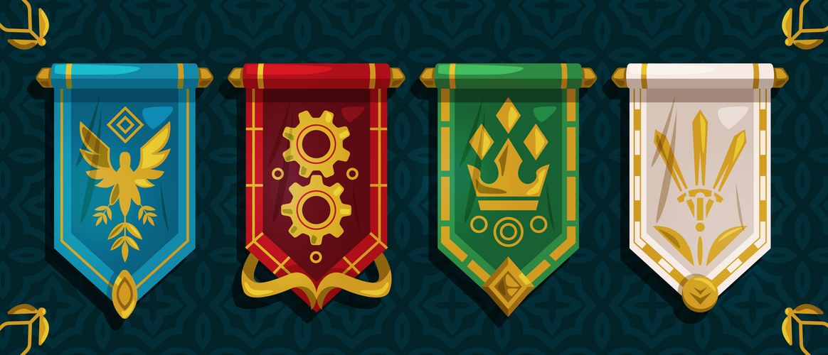 Banners icons rpg Vector Images & Graphics for Commercial Use | VectorStock