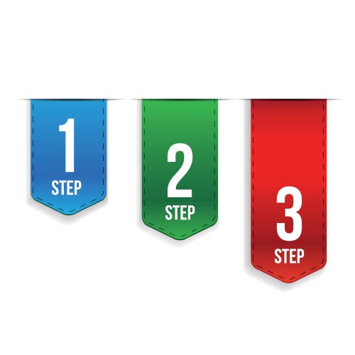 2-step verification flat design Royalty Free Vector Image