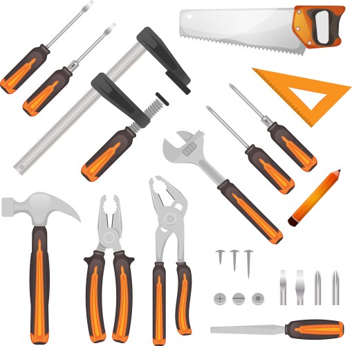 Work tools Royalty Free Vector Image - VectorStock