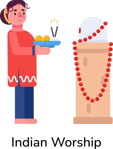 Indian goddess Royalty Free Vector Image - VectorStock