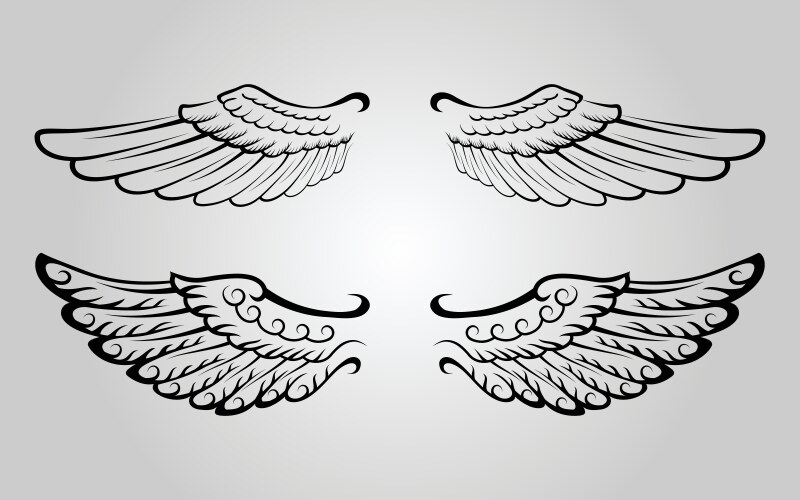 Wing Royalty Free Vector Image - VectorStock
