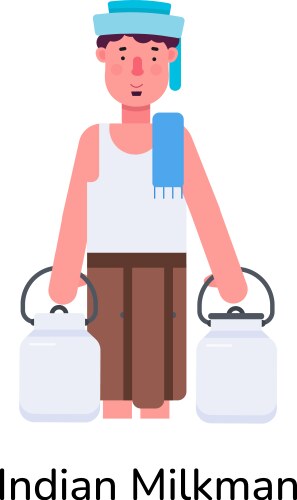 Indian labour Royalty Free Vector Image - VectorStock